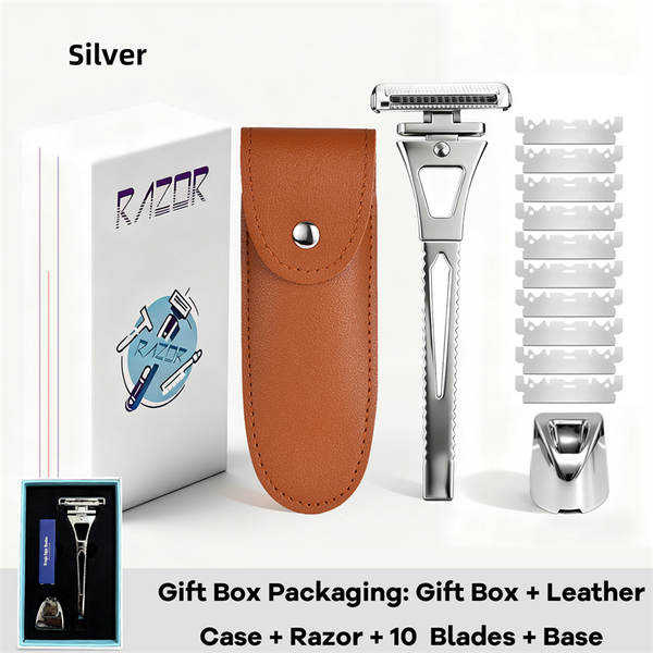 Revolutionary 4-Layer Half-Blade DE Safety Razor | Precision Shave wit ...
